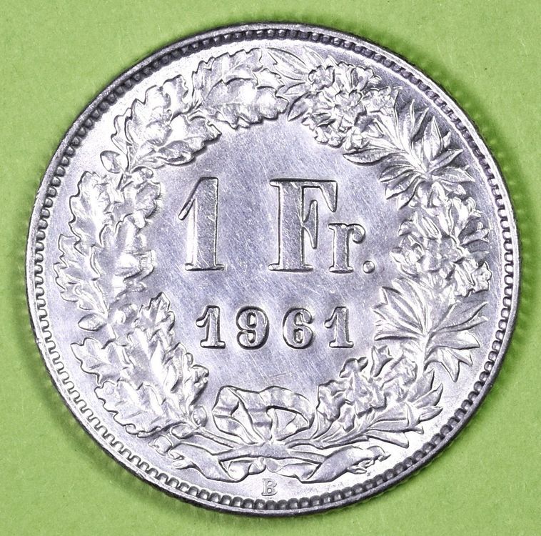 1961 / FR. 1.00 - MÜNZE, natürlich noch in SILBER | Kaufen auf Ricardo