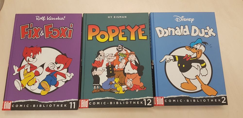 3 x Comics Bücher DONALD DUCK, FIX & FOXI, POPEYE (Gebraucht) in ...
