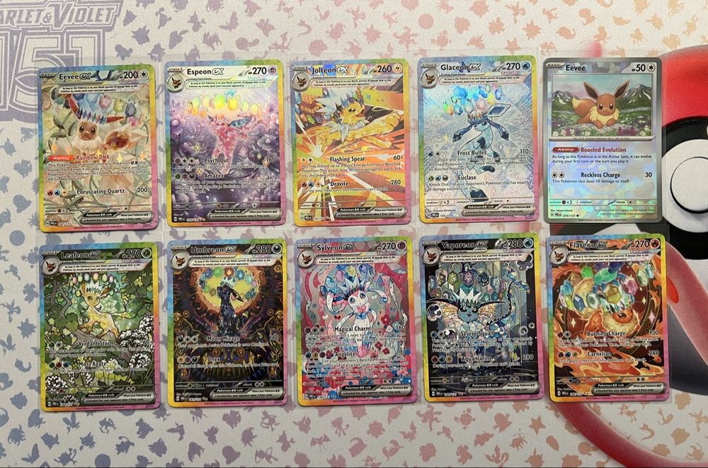 God Pack Prismatic Evolutions Umbreon, Sylveon, Jolteon etc. (Gebraucht ...