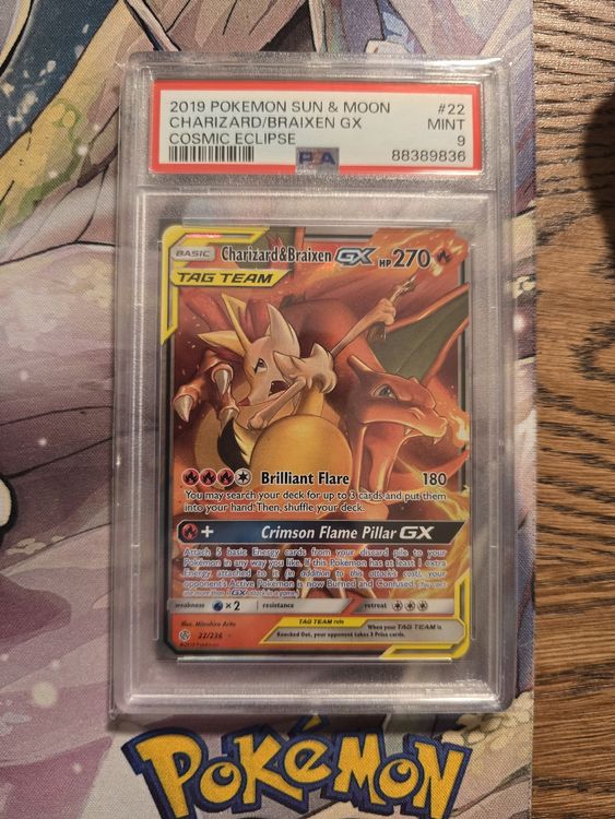 charizard 2019 cosmic eclipse sun et moon /psa (Neuf (Voir description ...