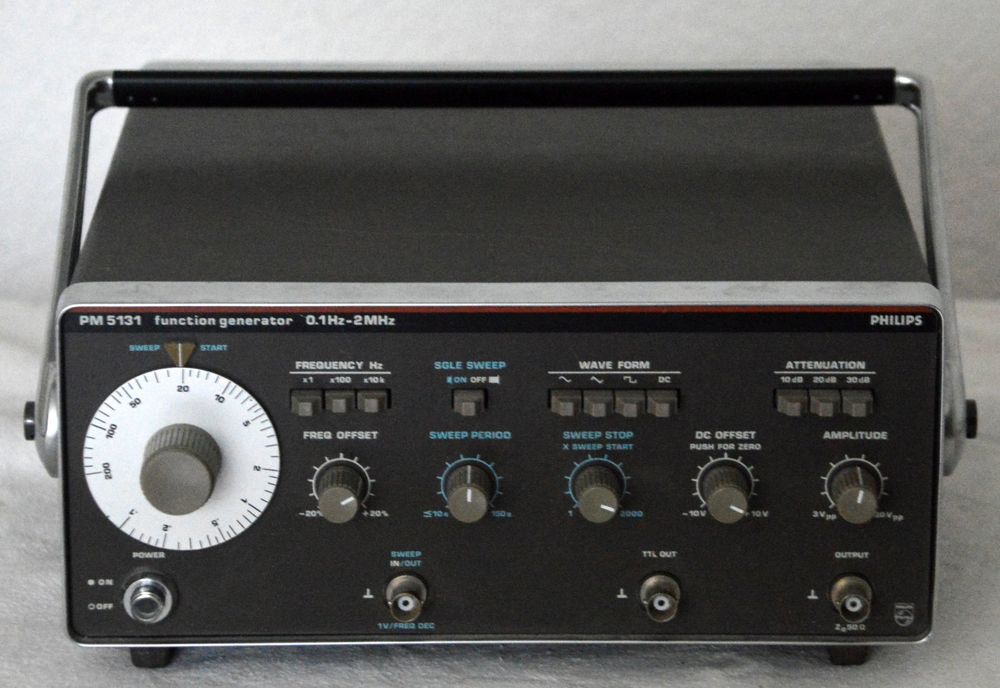 Philips PM5131 Function generator 0.1Hz -> 2MHz (Gebraucht) in ...