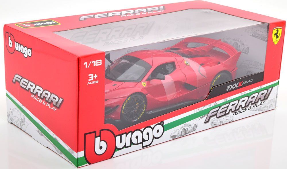 Ferrari FXX-K Evo Hybrid 6.3 V12 2018 rot 1/18 Bburago NEU (Neu und originalverpackt) in alikon ...