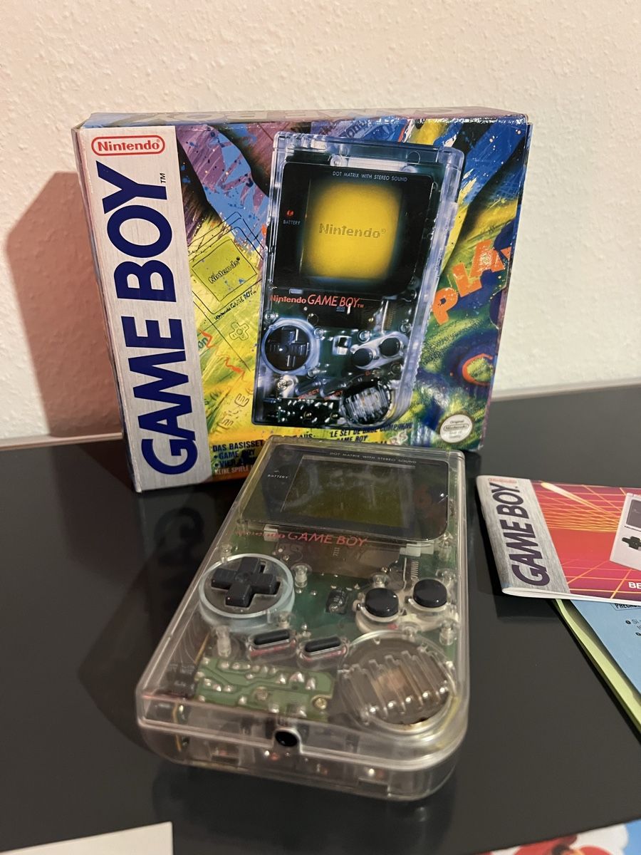 Nintendo Game Boy Classic Clear / Transparent OVP (Gebraucht) in ...