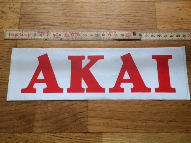 AKAI original Retro Sticker (Gebraucht) in für CHF 11 – mit Lieferung ...