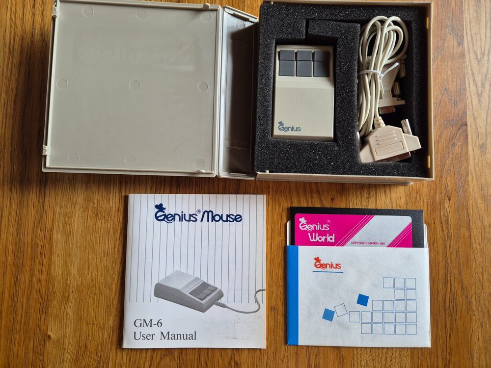 Genius Mouse GM-6 PC, Rarität, komplett, neu (Neu und originalverpackt ...