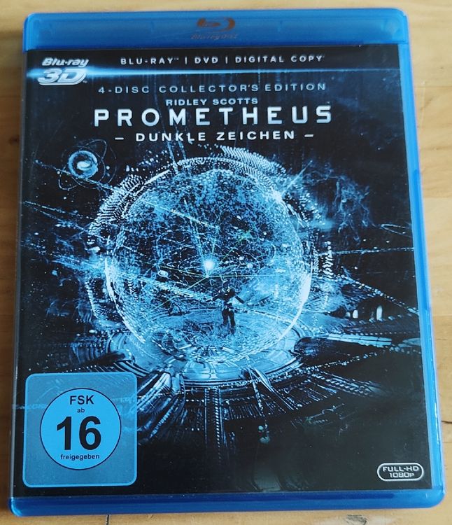 Prometheus 4-Disc Collectors Edition Blu-ray 3D (Gebraucht) in Kerns ...