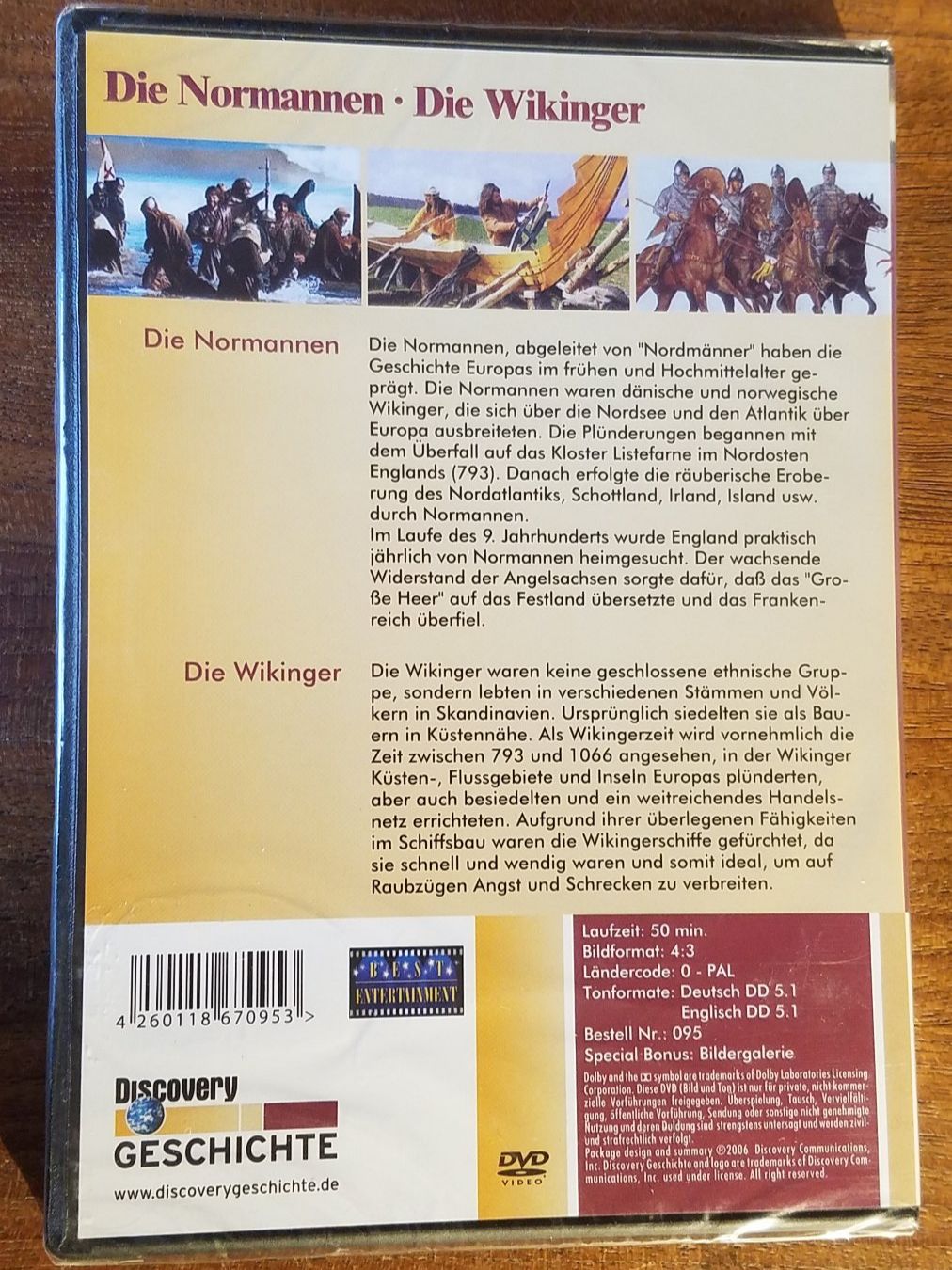 Doku - Die großen Krieger: Die Normannen / Die Wikinger (Neu und ...