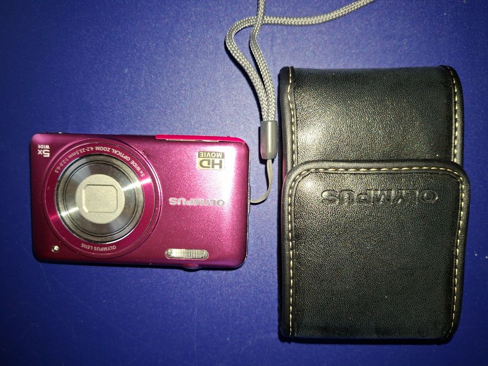 Olympus VG-130 Digitalkamera, Pink, mit Tasche & Zubehör (Gebraucht) in ...