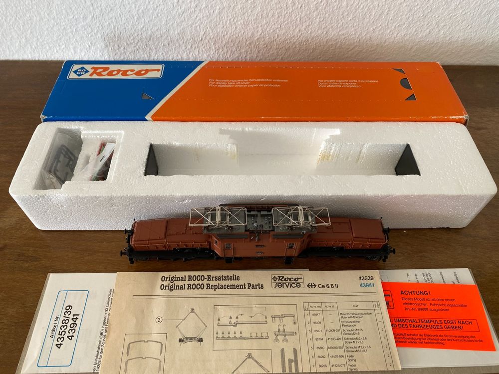 Roco Lok SBB Ce 6/8 II "Krokodil" H0 43941 AC-Analog *NEU* (Neu (gemäss Beschreibung)) in ...