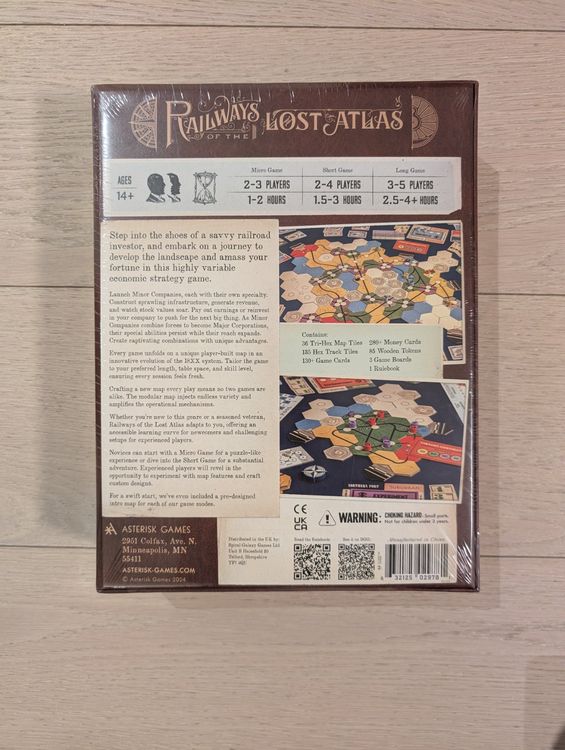 Railways of the lost Atlas (English) [New & in Shrinkwrap] (Neu und ...