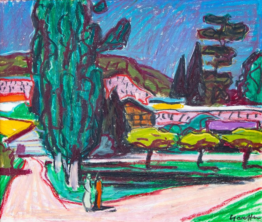 Lithographie de Fred Stauffer (Peintre suisse, 1892 – 1980) (Gebraucht) in Biel/Bienne für CHF ...