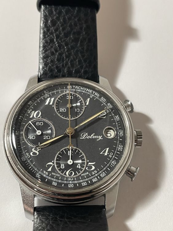 Dolmy Chronograph Swiss Made Vintage Herrenuhr 35.9mm (Gebraucht) in ...