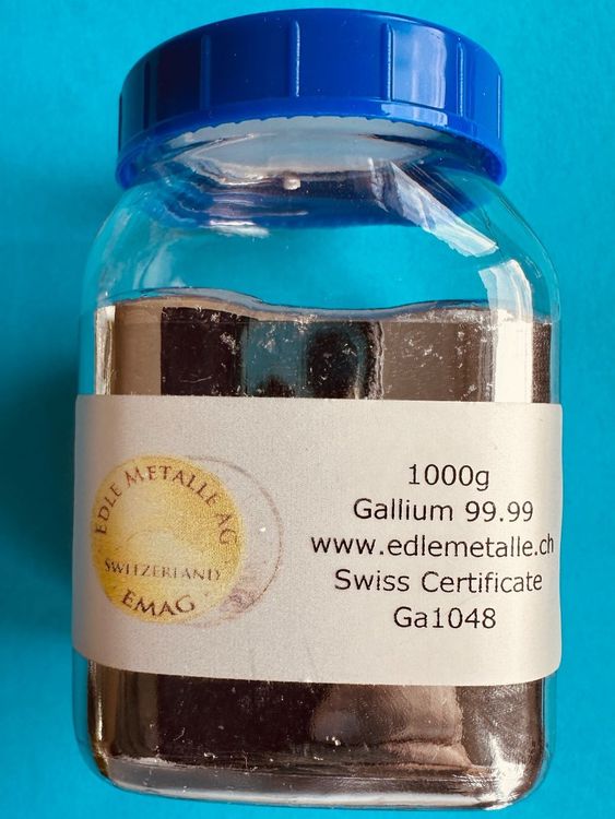1 Kg reines Gallium zur Wertanlage. Handelspreis über 700.- (Neu und ...