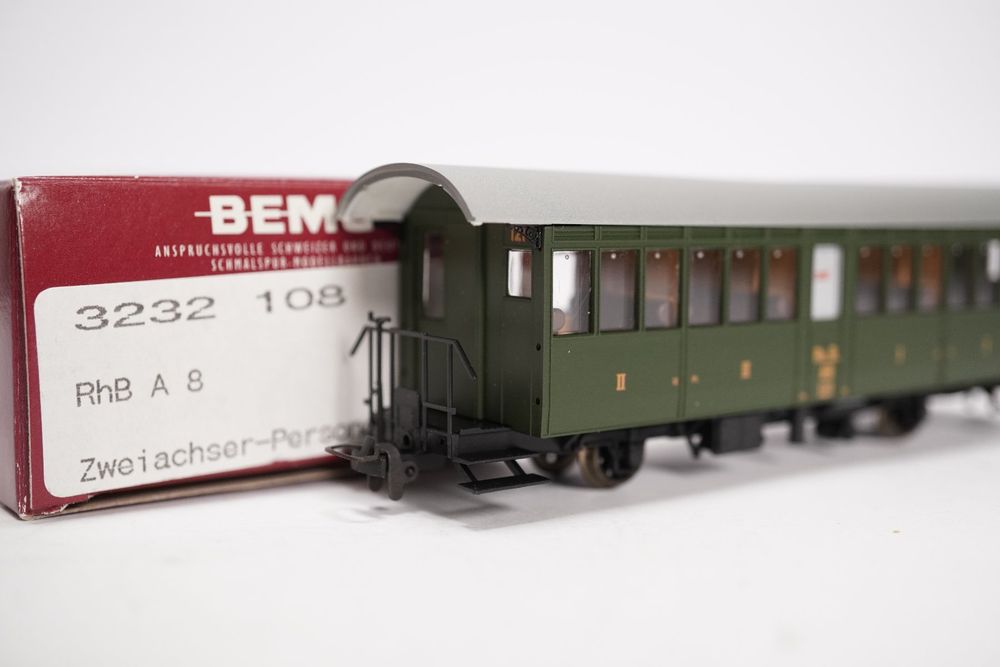 4∑ Bemo 3232 108 RhB Personenwagen A 8 grün | Kaufen auf Ricardo