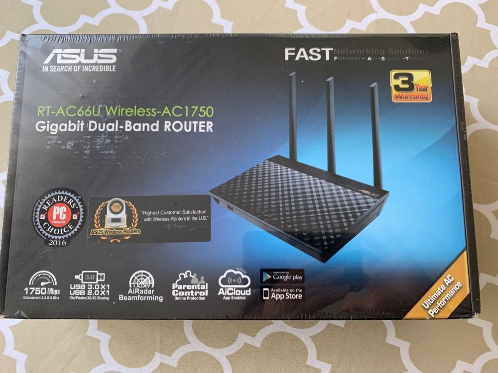 Neu ASUS RT-AC66U Wireless-AC1750 Dual-Band Router (Neu und ...
