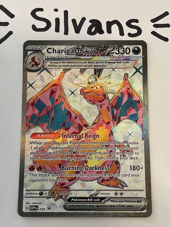 Charizard ex Full Art Black Star Promo SVP056 Englisch | Kaufen auf Ricardo