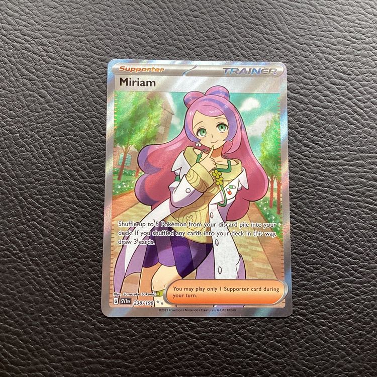 Scarlet&violet 238/198 Miriam Full Art Eng Nm - MT (Gebraucht) in ...