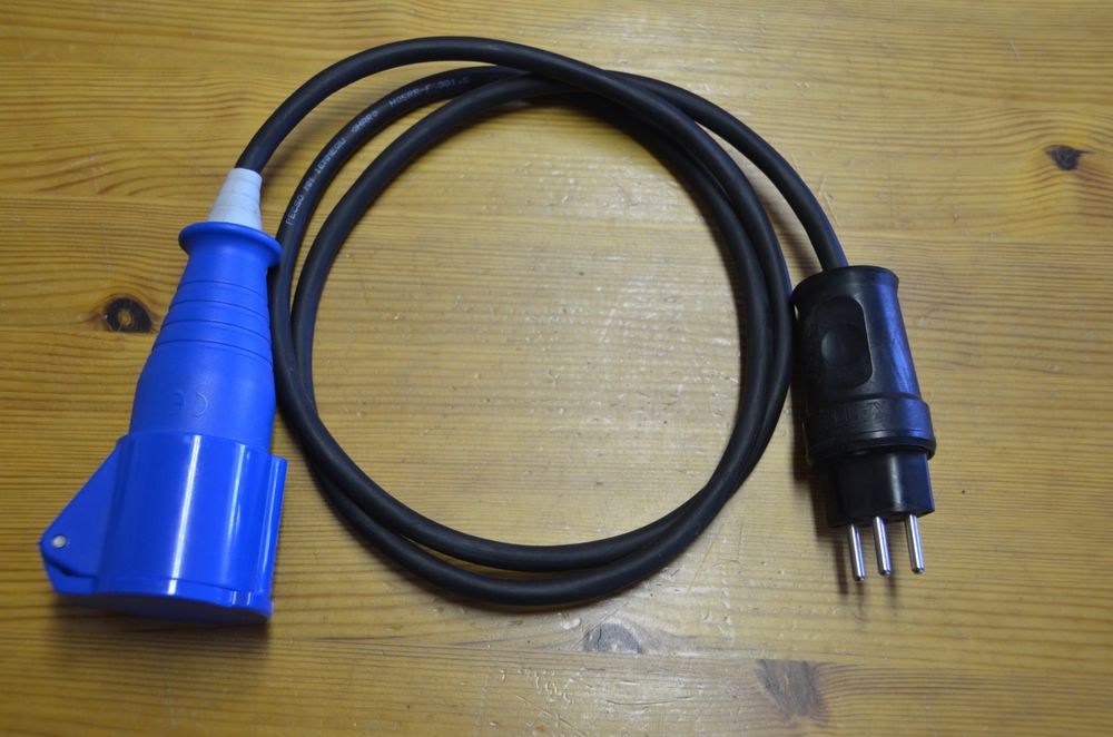 Übergangsstück 3-polig CH- EURO Elektro Adapter neuwertig | Kaufen auf ...