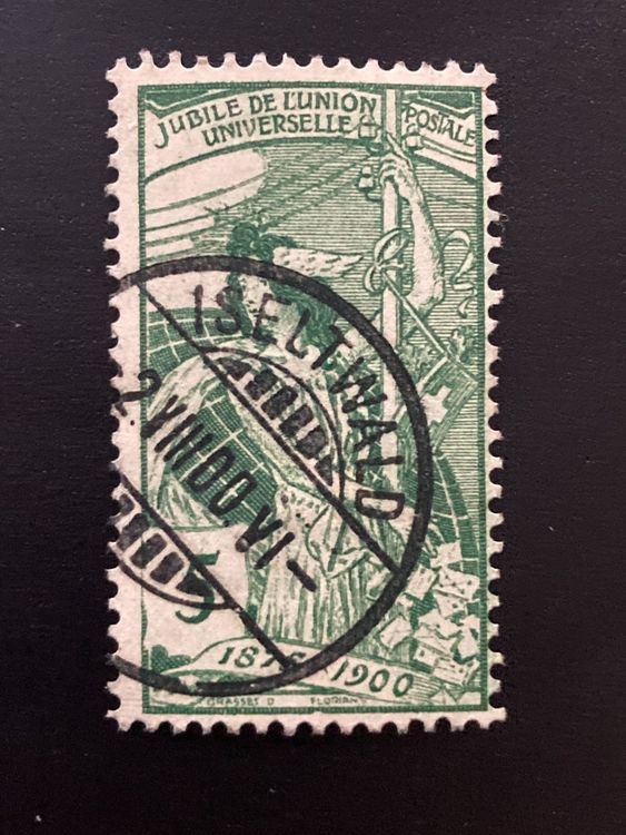 Schweiz 1900 UPU 5 Rp. Vollstempel ISELTWALD 2.VIII.00 | Kaufen auf Ricardo