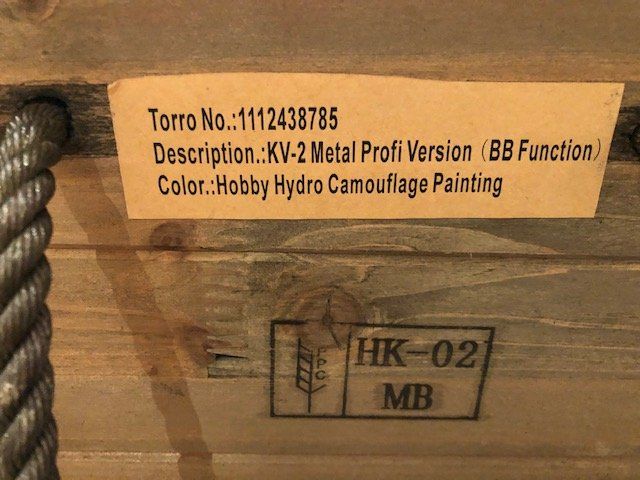 RC Panzer TORRO KV-2 754(r) Tarn Rauch BB 1:16 Metall | Kaufen auf Ricardo