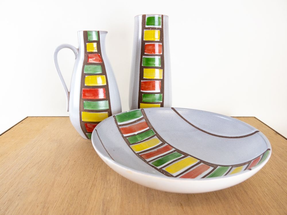 East German Pottery - VEB Haldensleben Set - Mid Century (Gebraucht) in ...