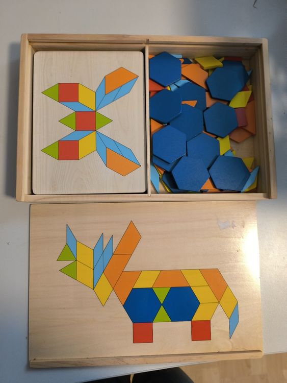 Geometrie Holzspielzeug Formen Puzzle Kinder Lern (Gebraucht) in Ettiswil für CHF 3 – mit ...