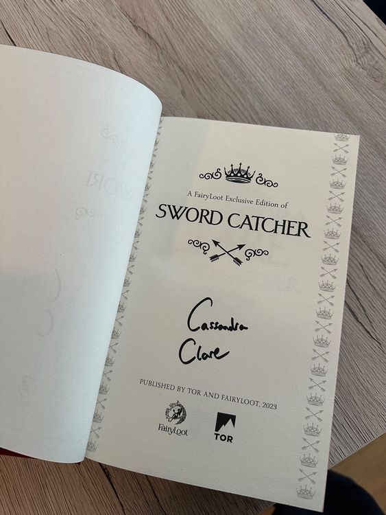 Sword Catcher, Cassandra Clare, Fairyloot Illumicrate (Neu und ...