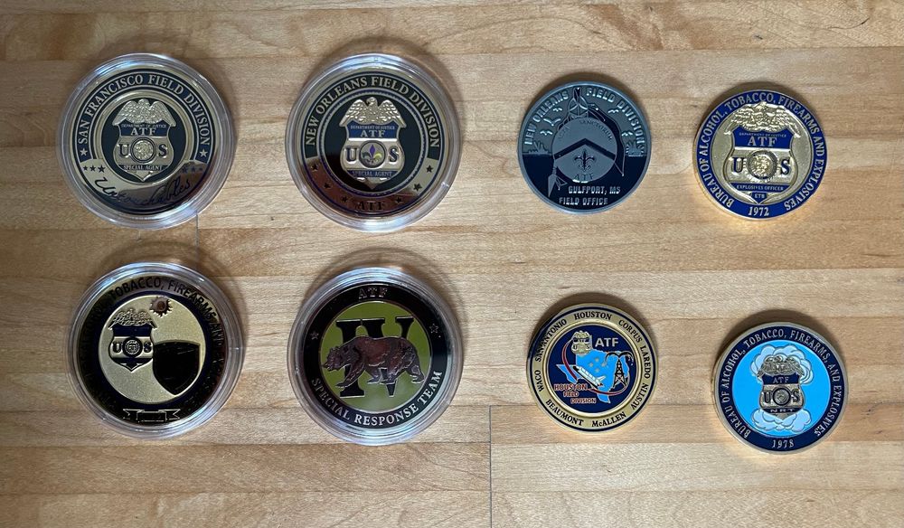 Challenge coins ATF / Gedenkmünzen ATF (Gebraucht) in Olten für CHF 200 ...