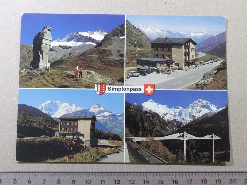 Simplonpass, 4 Ansichten, Hotel Simplon - Blick, 1994 | Kaufen auf Ricardo