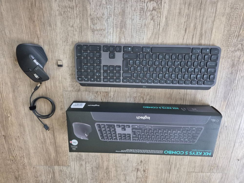 Logitech MX Keys S Combo – Schweizer Layout (CH) – WIE NEU (Gebraucht ...