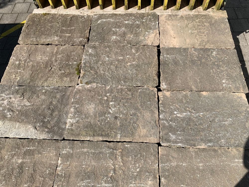 21 Stück Granitplatten Gartenplatten Natursteinplatten (Gebraucht) in ...