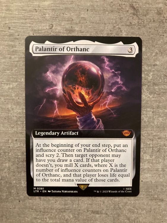 Extended Art Palantír of Orthanc The Lord of the Rings NM | Kaufen auf ...