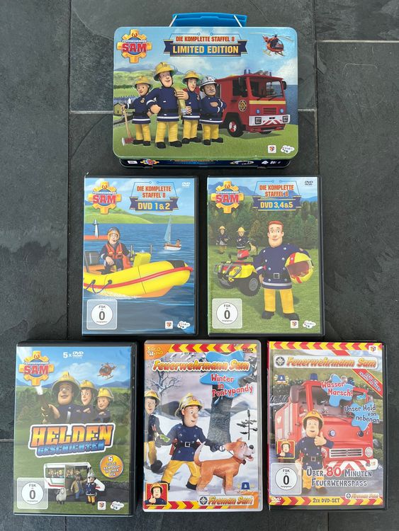 Coole neuwertige Fireman Sam DVD Sammlung mit 13 DVD‘s (Gebraucht) in ...