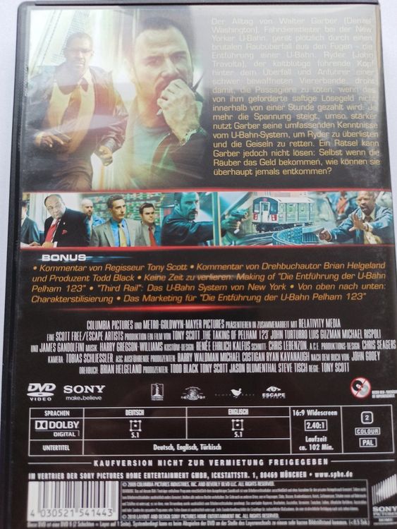 Die Entführung der U-Bahn Pelham 123 | Kaufen auf Ricardo