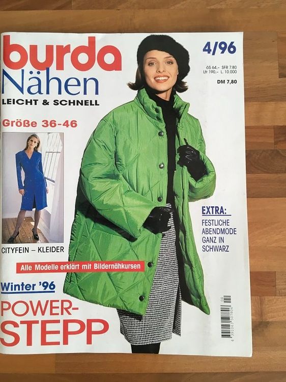 Burda Nähen leicht & Schnell, 04/1996 unbenützt | Kaufen auf Ricardo