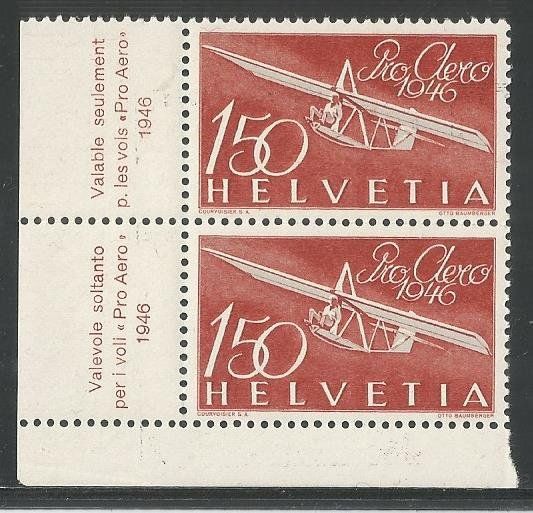 ** 2 x PRO AERO - SONDERFLUG JAHR 1946 ** (Neu (gemäss Beschreibung)) in Heimenschwand für CHF 4 ...