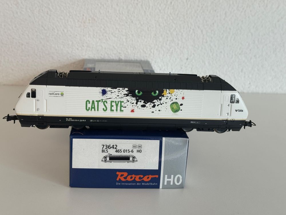 Roco BLS 465 015-6 CAT S EYE H0 (Gebraucht) in Goldau für CHF 150 – mit ...