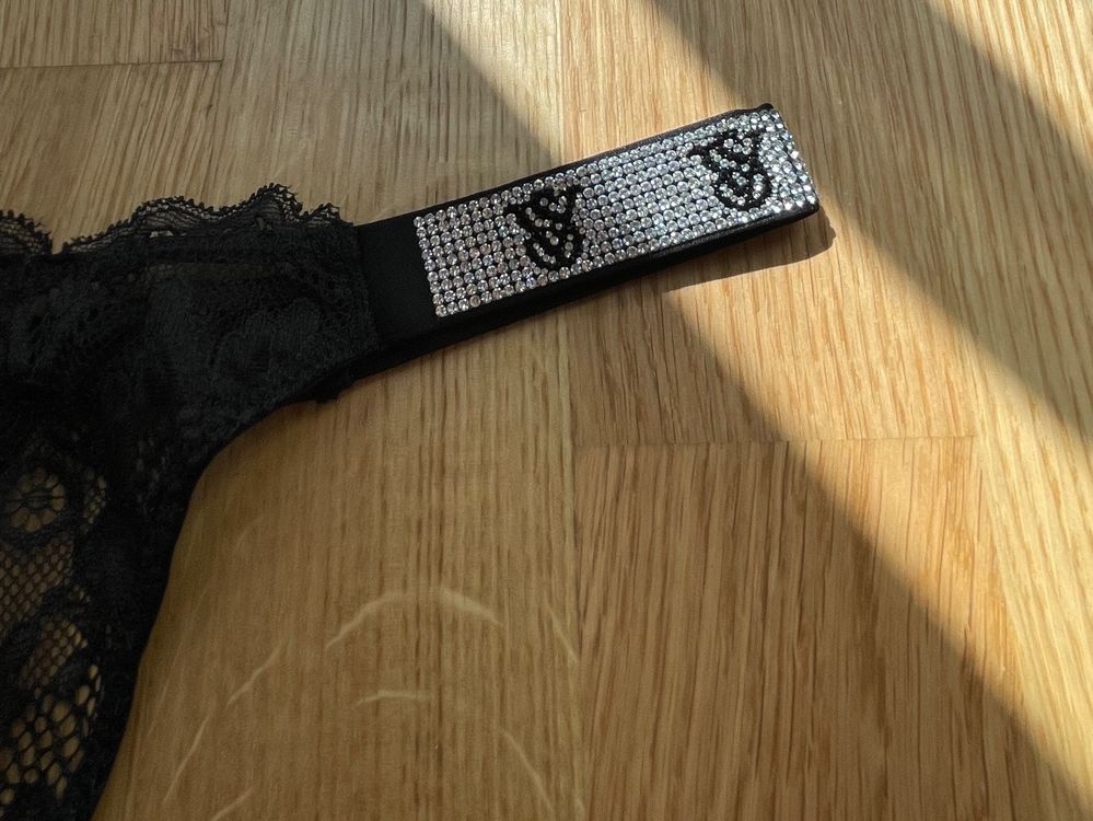 Victoria’s Secret Shine Strap Lace Thong S NEW (Neu und ...