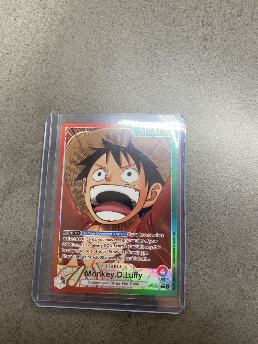 One Piece Card Game AA Leader Monkey.D.Luffy OP13-001 (Neu (gemäss ...