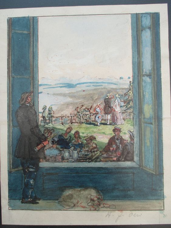 Hans Jakob Oeri 1782 - 1868 ZH Aquarell (Gebraucht) in Zufikon für CHF ...