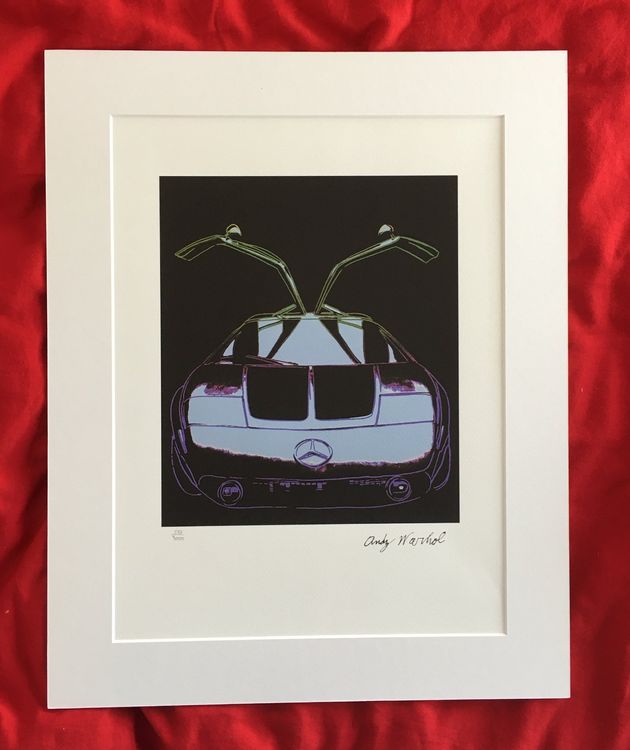 Andy Warhol MERCEDES "C111 GULLWING" iceblue / black (Gebraucht) in ...