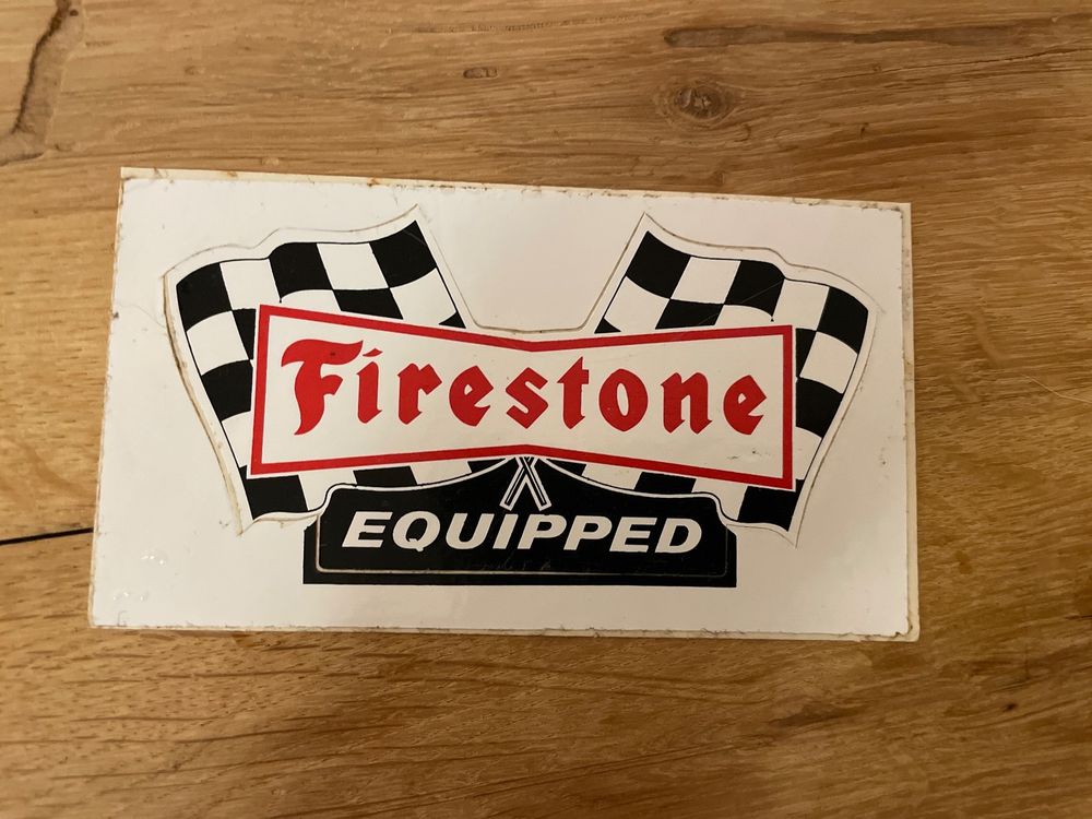 Vintage Firestone Equipped Abziehbild, Sticker | Kaufen auf Ricardo