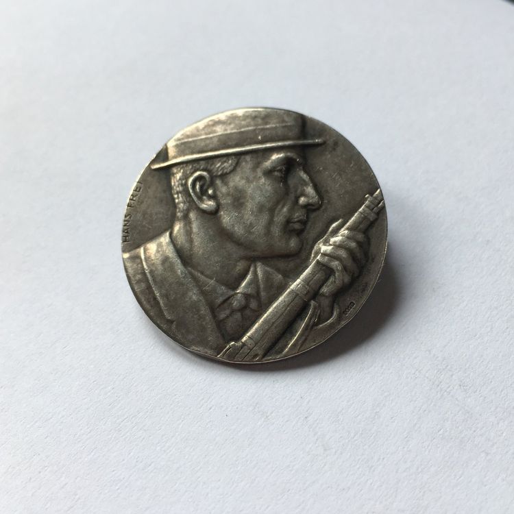 1920 Medaille Kantonalschützenfest Basel *RAR* (Gebraucht) in Kirchberg ...