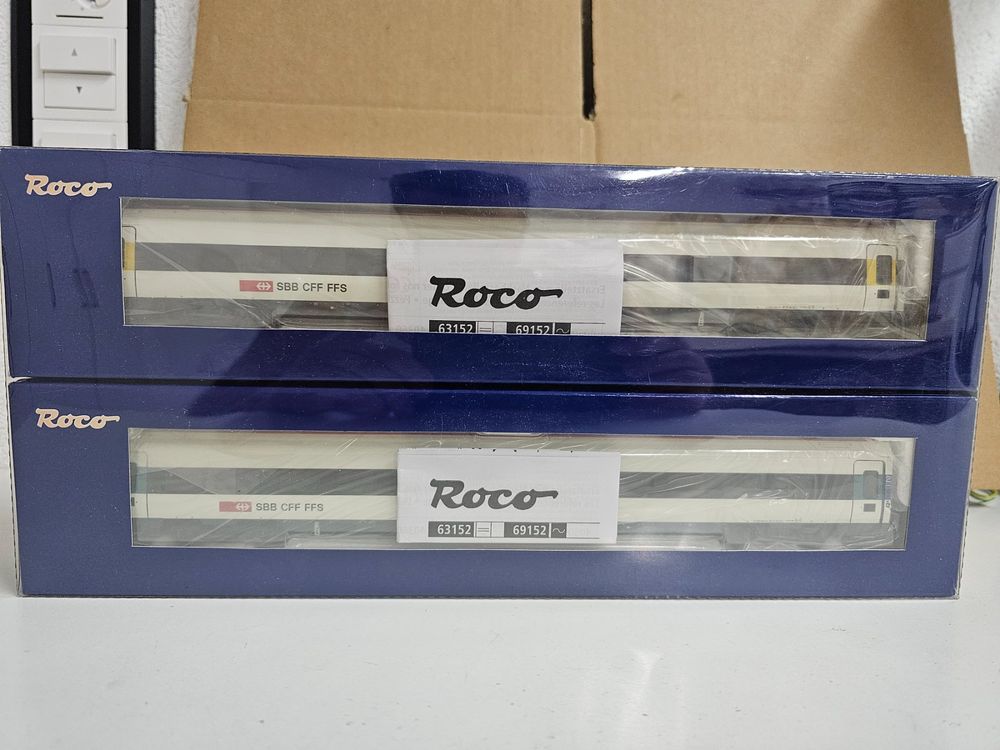 ROCO 69152 Coffret complémentaire de ICN des CFF AC (Neu und originalverpackt) in bassecourt für ...