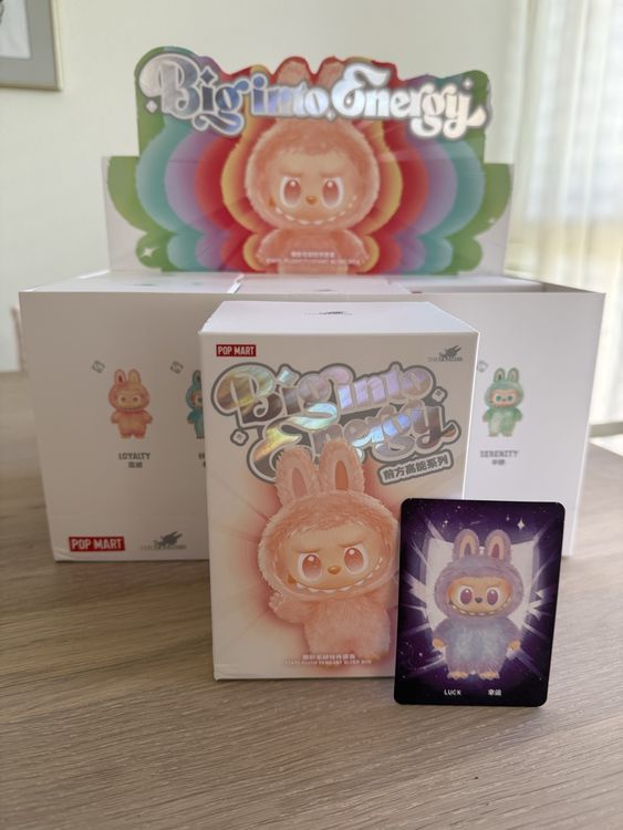Original Labubu „Big into Energy“, Luck (Neu und originalverpackt) in ...