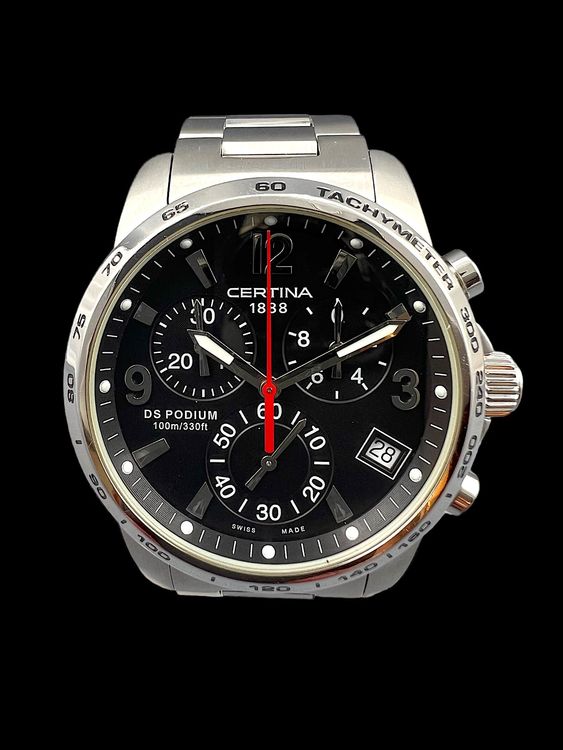 Certina DS Podium Chronograph Q 42mm Datum Stahl *U365 (Gebraucht) in Zürich für CHF 150 – mit ...