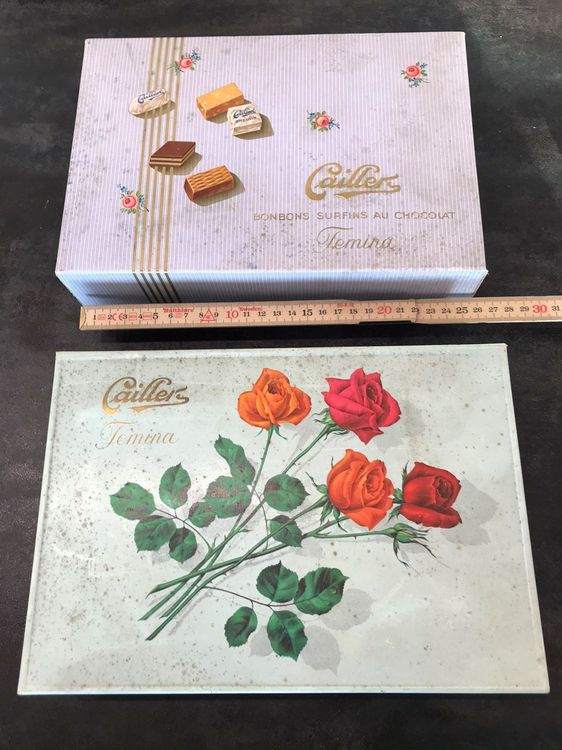 Boîtes de chocolats Cailler année 60-70 | Kaufen auf Ricardo