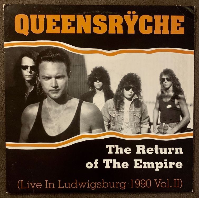 QUEENSRYCHE „Live in Ludwigsburg 1990 Vol. II“ VINYL LP (Gebraucht) in ...