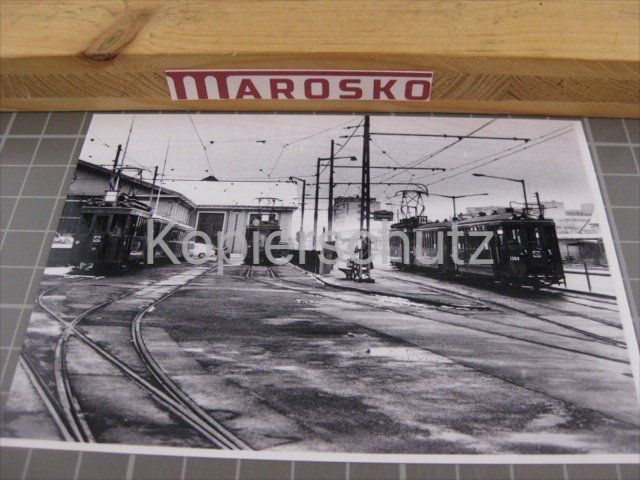 Echtfoto: Tram Basel, ca 1970, Basler Strassenbahn BStB BVB, (Gebraucht) in Malters für CHF 9 ...