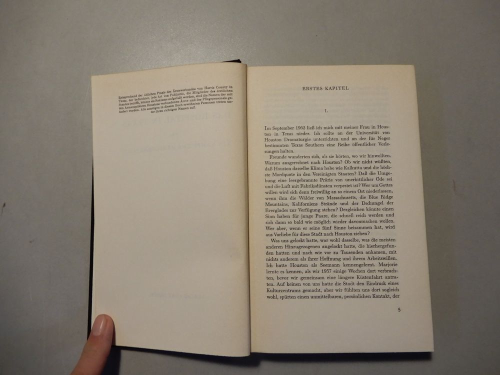 Jan de Hartog - Das Hospital in Texas, Top Zustand! (Gebraucht) in ...